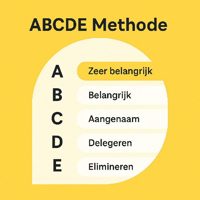ABCDE Methode - keuze op basis van gevolg :: learningbyjonathan.be